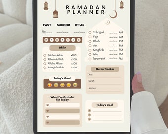 Ramadan Planner 2024 Instant PDF Download - Etsy
