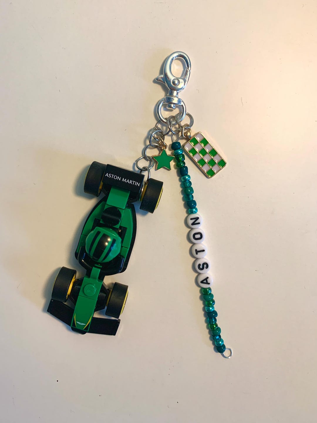 Formula 1 Mini Lego Key Chain Bag Charm - Aston Martin - Etsy