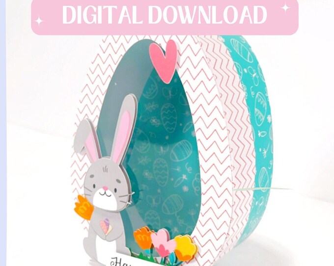 Easter Egg Treats Box SVG, Bunny Cut File (digital File) - Etsy