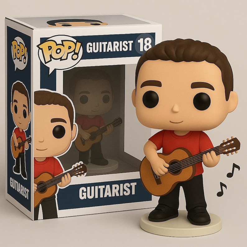 Custom Funko Pop Style Portrait With Box & Video (digital Image) - Etsy