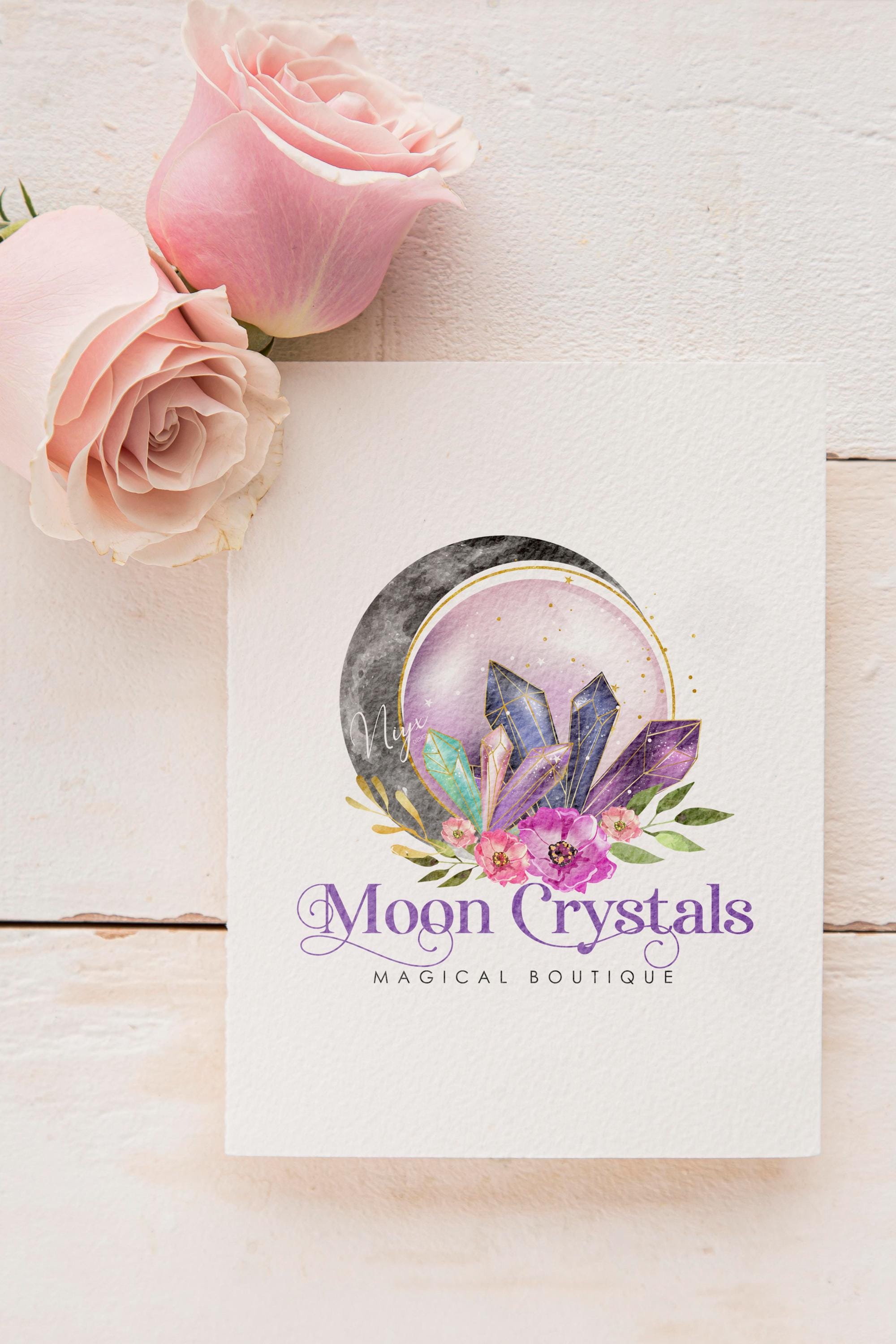 Spiritual Logo - Healing Logo - Mystical Logo - Moon Logo - Celestial ...