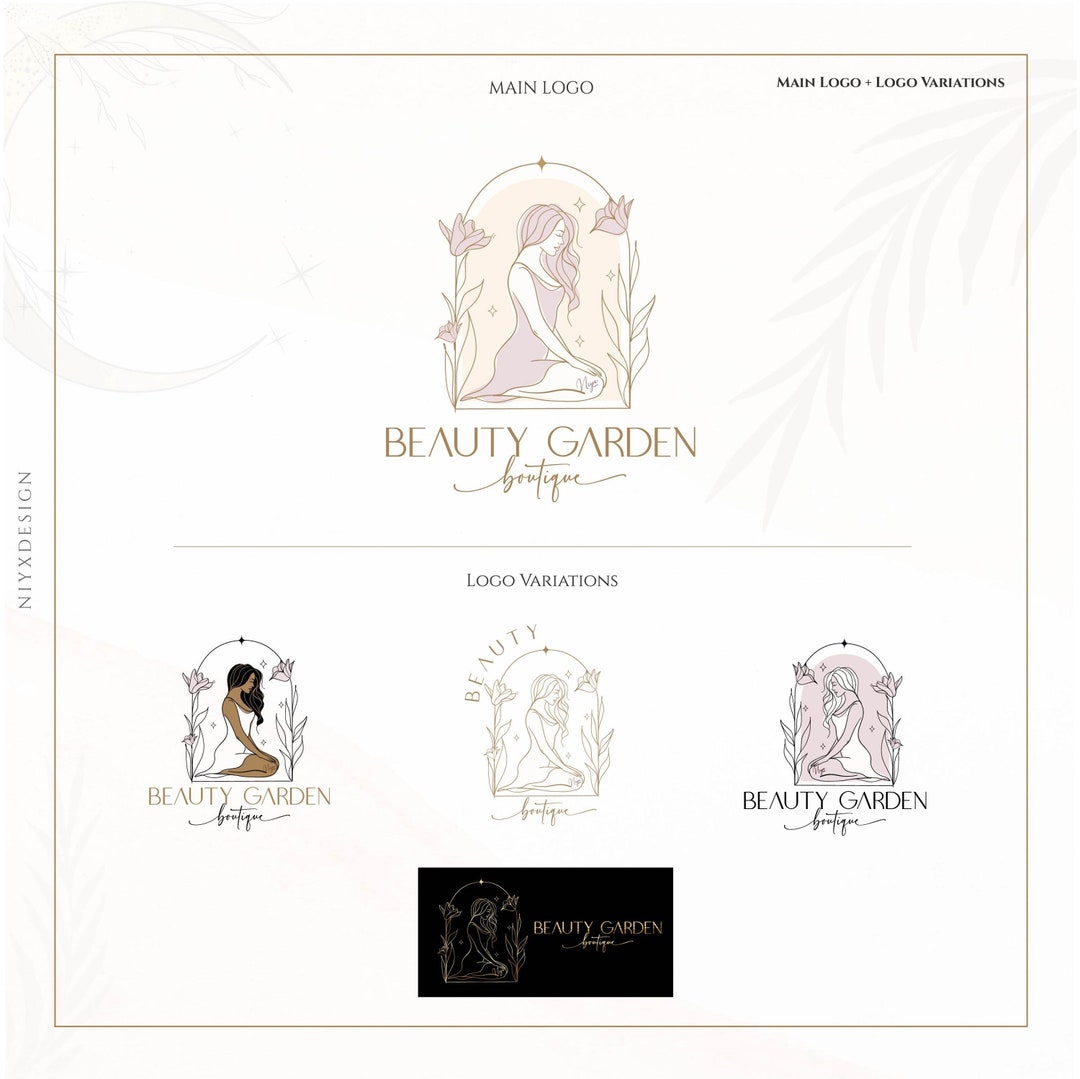 Spiritual Logo - Healing Logo - Mystical Logo - Divine Goddess Logo ...