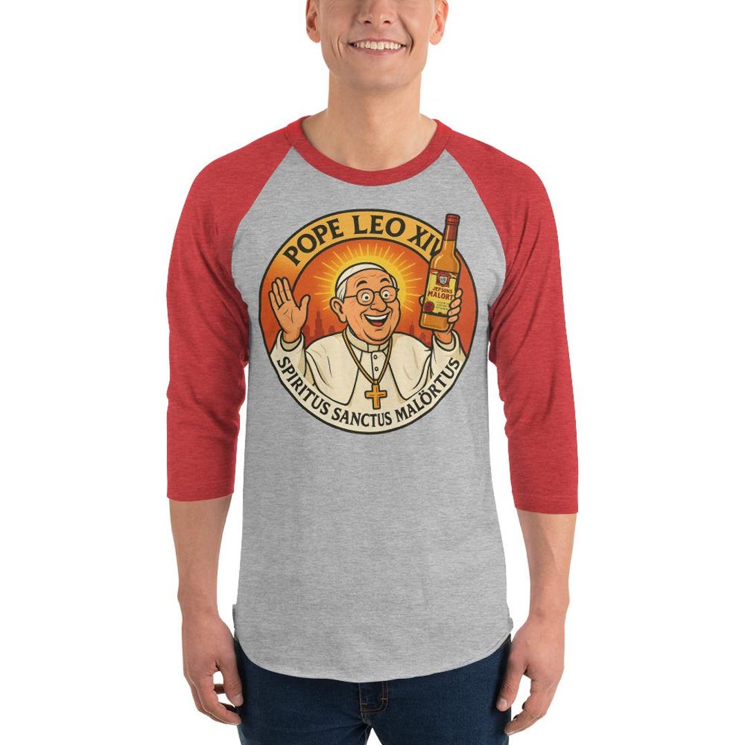 Habemus Malört! - Pope Leo Malort Ringer Tee! - Etsy