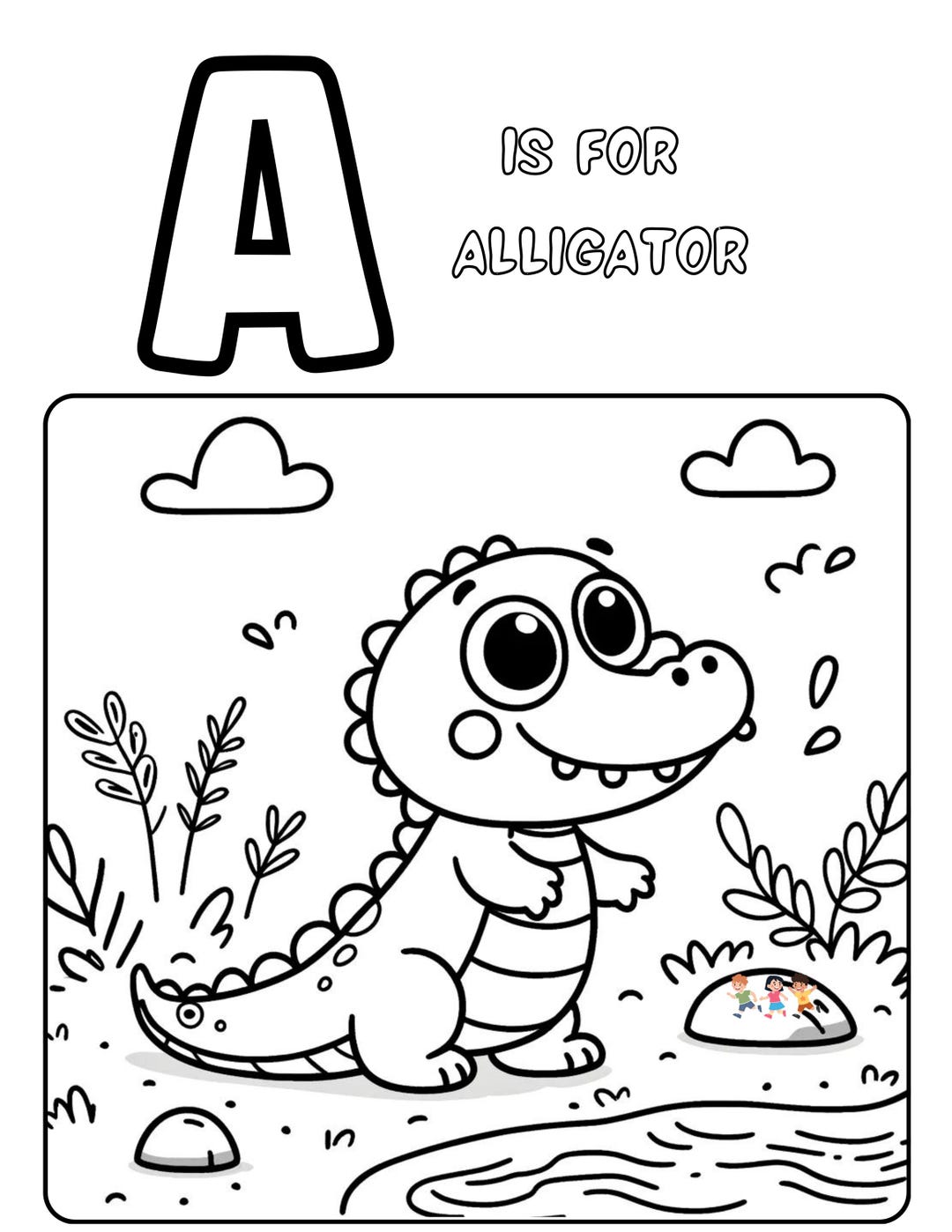 Physical - Kids Animals ABC Coloring Book - Fun, Educational | Waldo ...