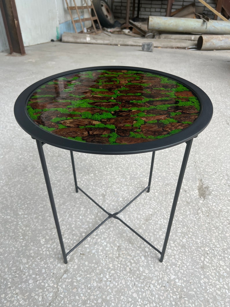 Wine Cork Epoxy Resin Coffee Table: Handmade Art Deco Accent - Etsy