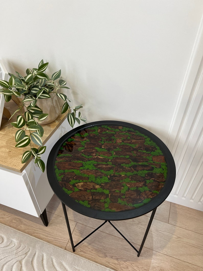 Wine Cork Epoxy Resin Coffee Table: Handmade Art Deco Accent - Etsy