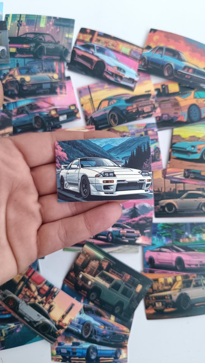 5x Ultimate JDM & Classic Euro Sportscar Sticker 80s/90s Drift Style ...