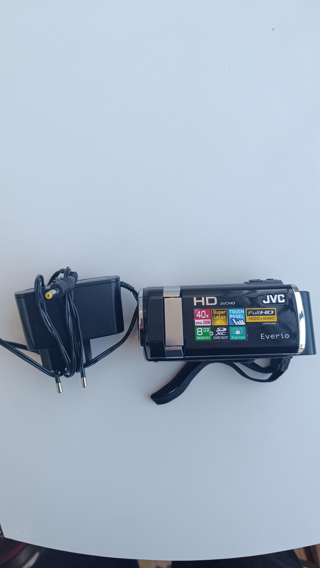 JVC Everio GZ-HM655BE Camcorder Touch Screen Dual Card 40x Optical Zoom ...