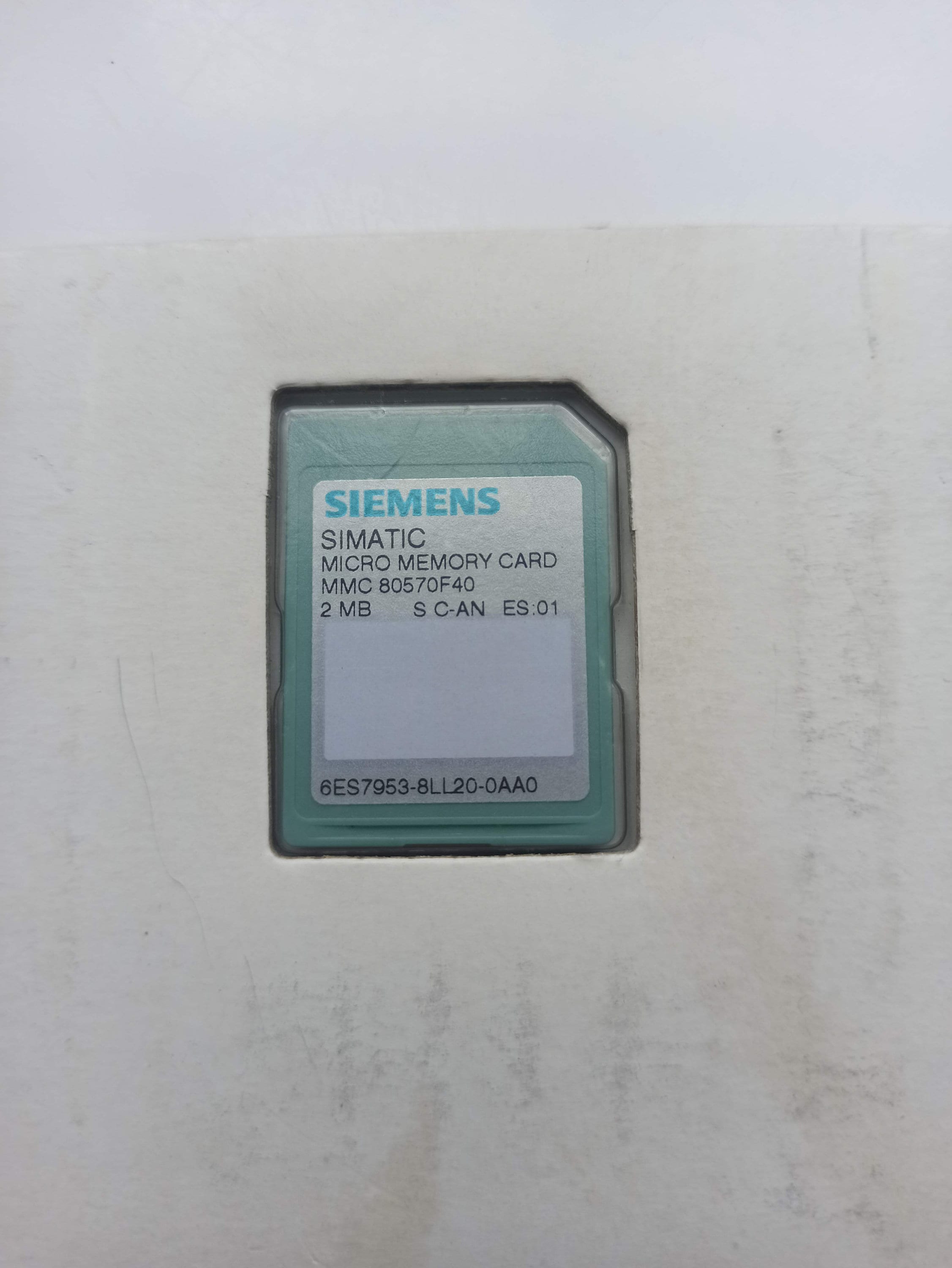 Siemens Simatic MMC 2MB Very Rare Card 6ES7-953-8LL20-0AA0 SEALED - Etsy