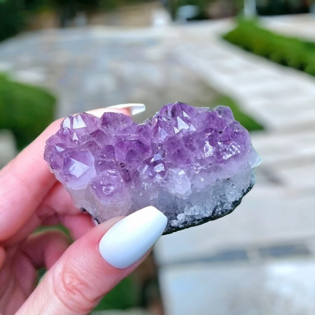 Brazilian Amethyst Crystal Cluster, Stunning AA Grade Purple Amethyst ...