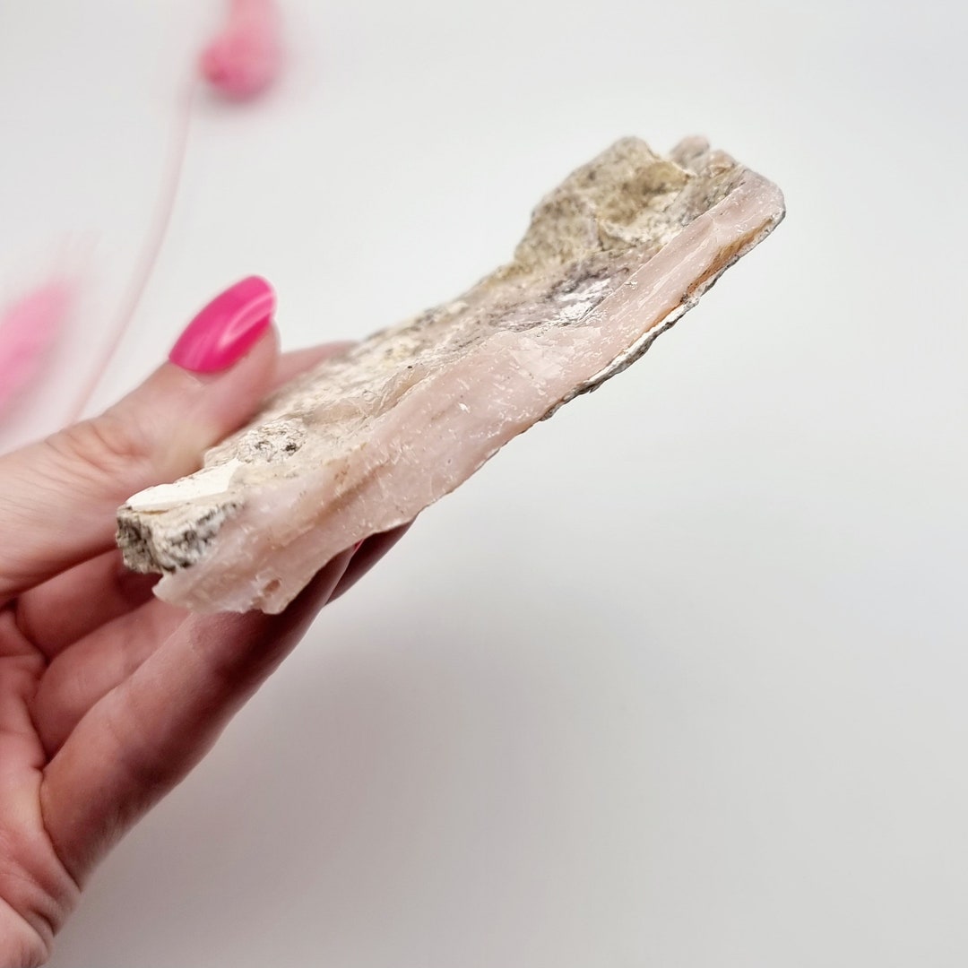 Rough Peruvian Pink Opal on Matrix, Large Pink Opal Specimen, Natural ...