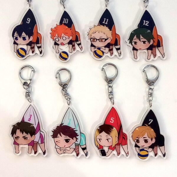 Haikyuu Keychain - Etsy