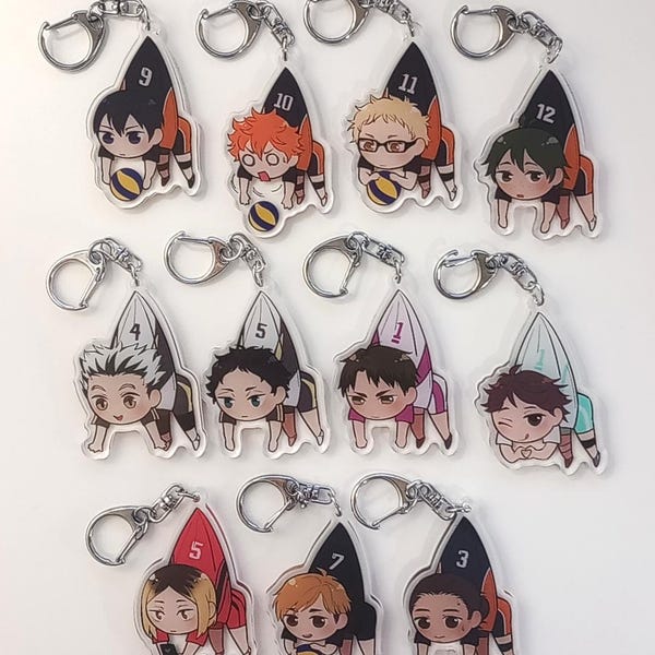 Haikyuu Keychain - Etsy