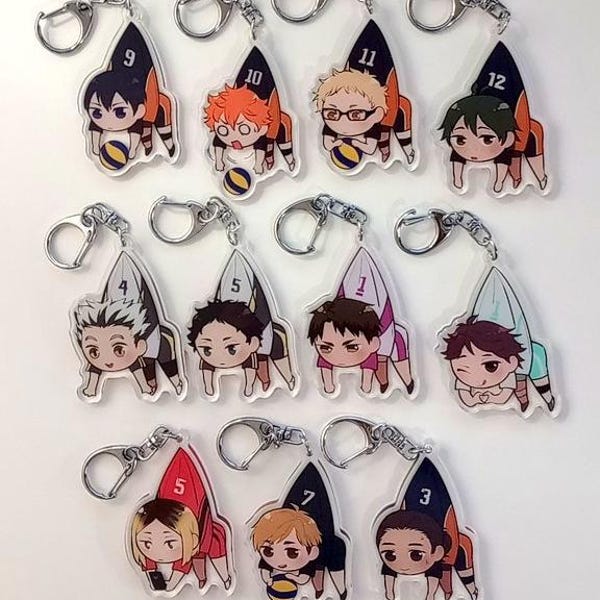 Haikyuu Keychain - Etsy