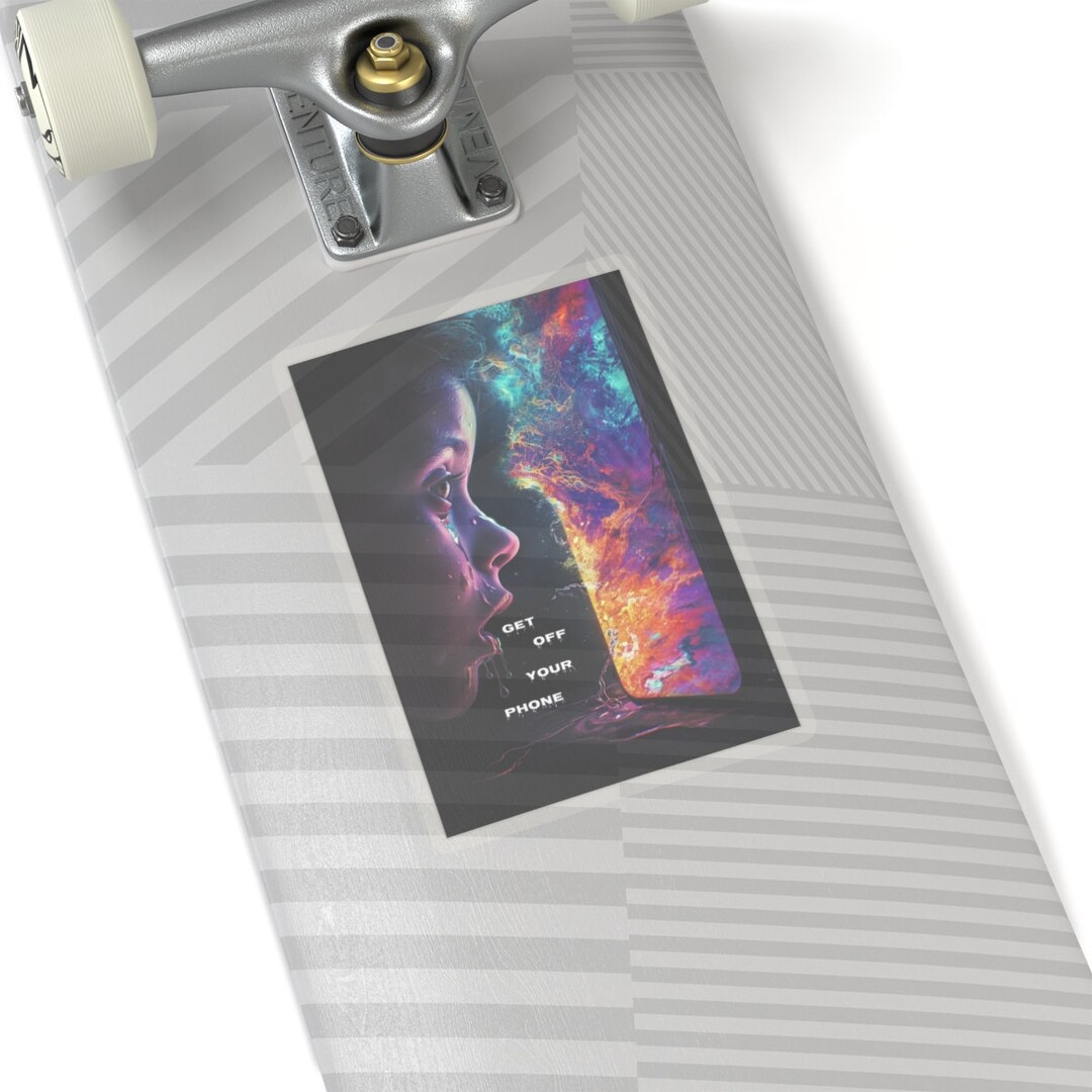 Get off Your Phone Sticker - Etsy