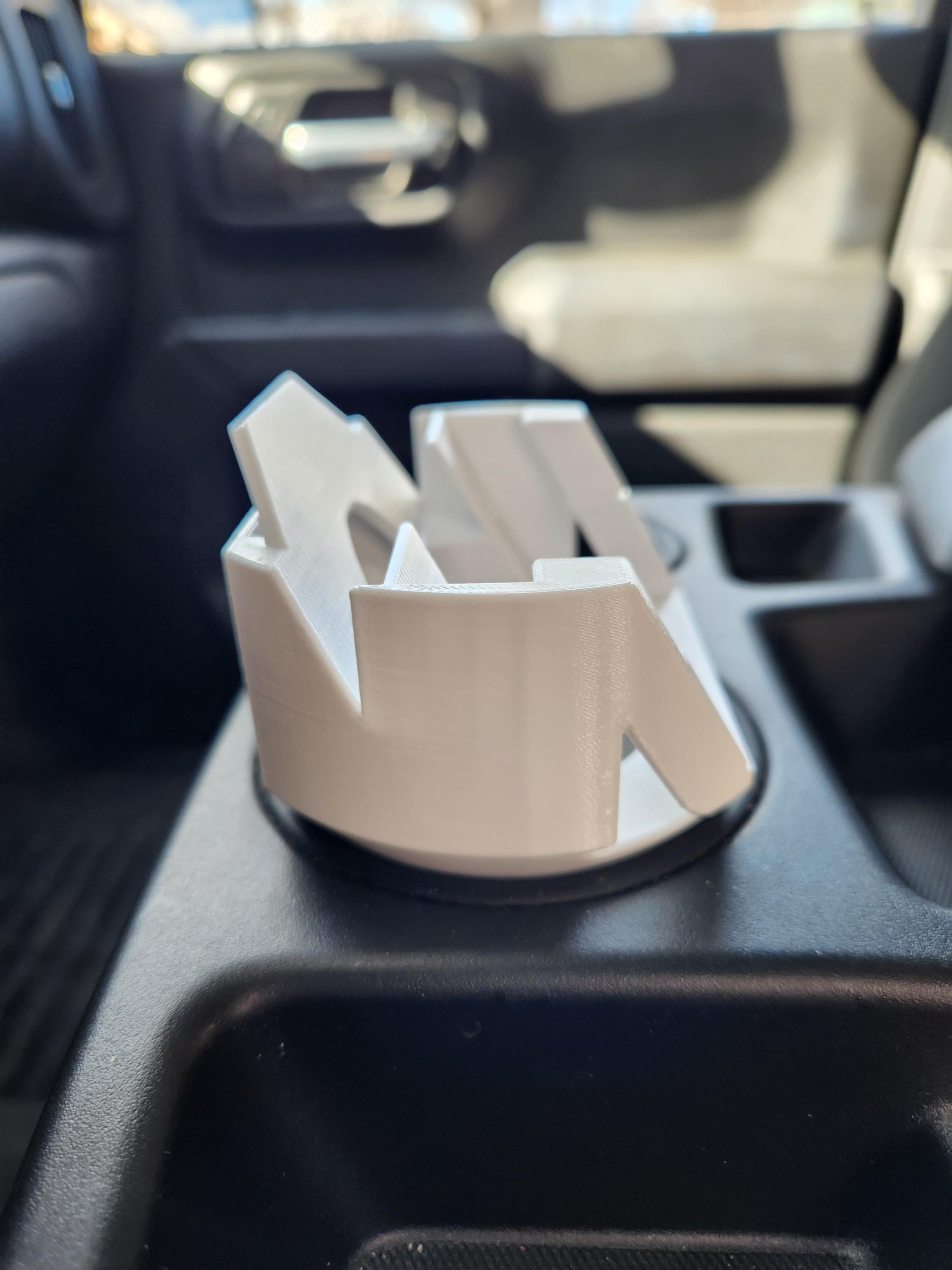 Smartphone Holder Adapter Insert for Vehicle Cup Holder. Includes a ...