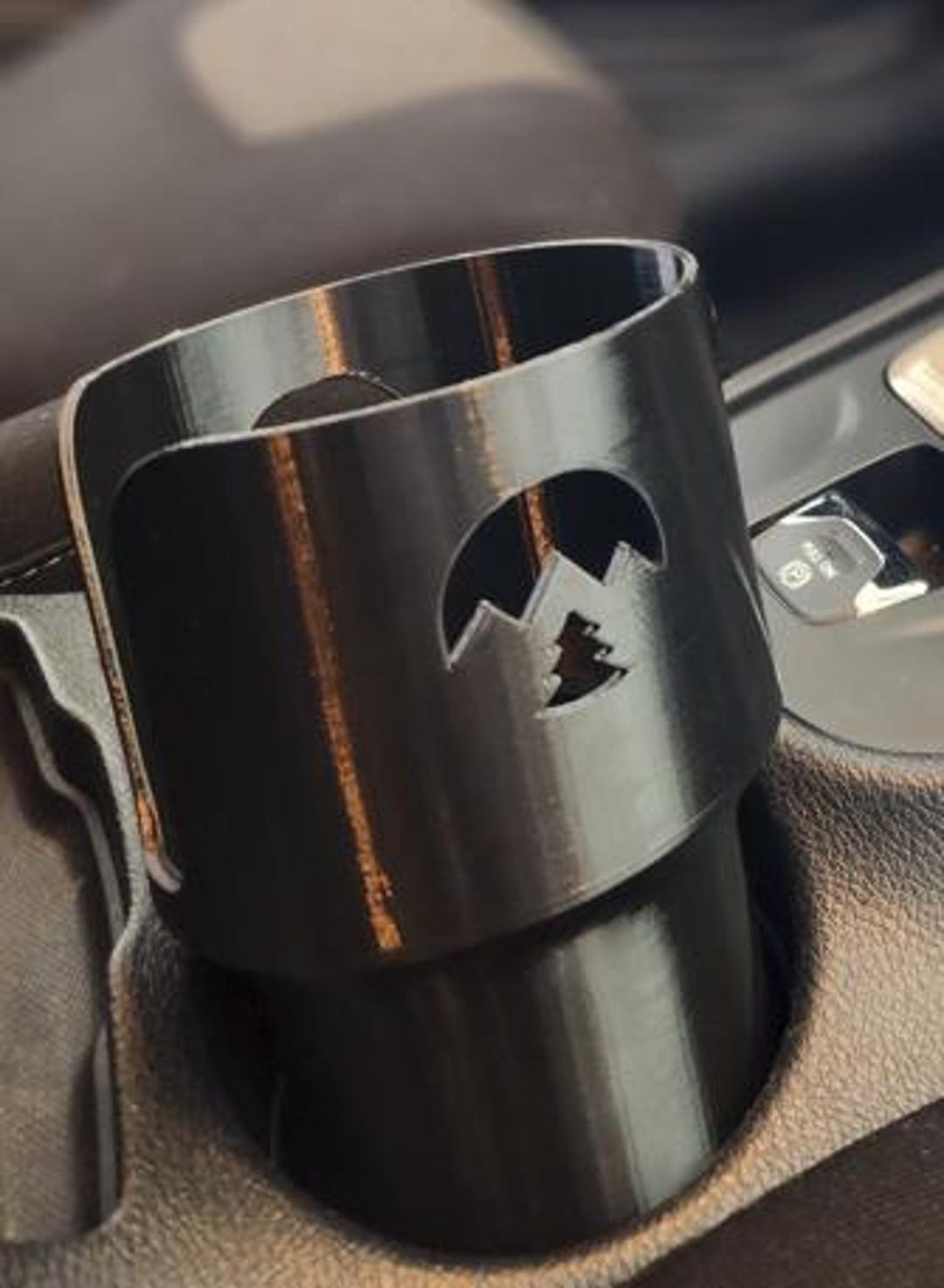 Mountaineer Black Cup Holder Expansion Insert for Large Water Bottles ...