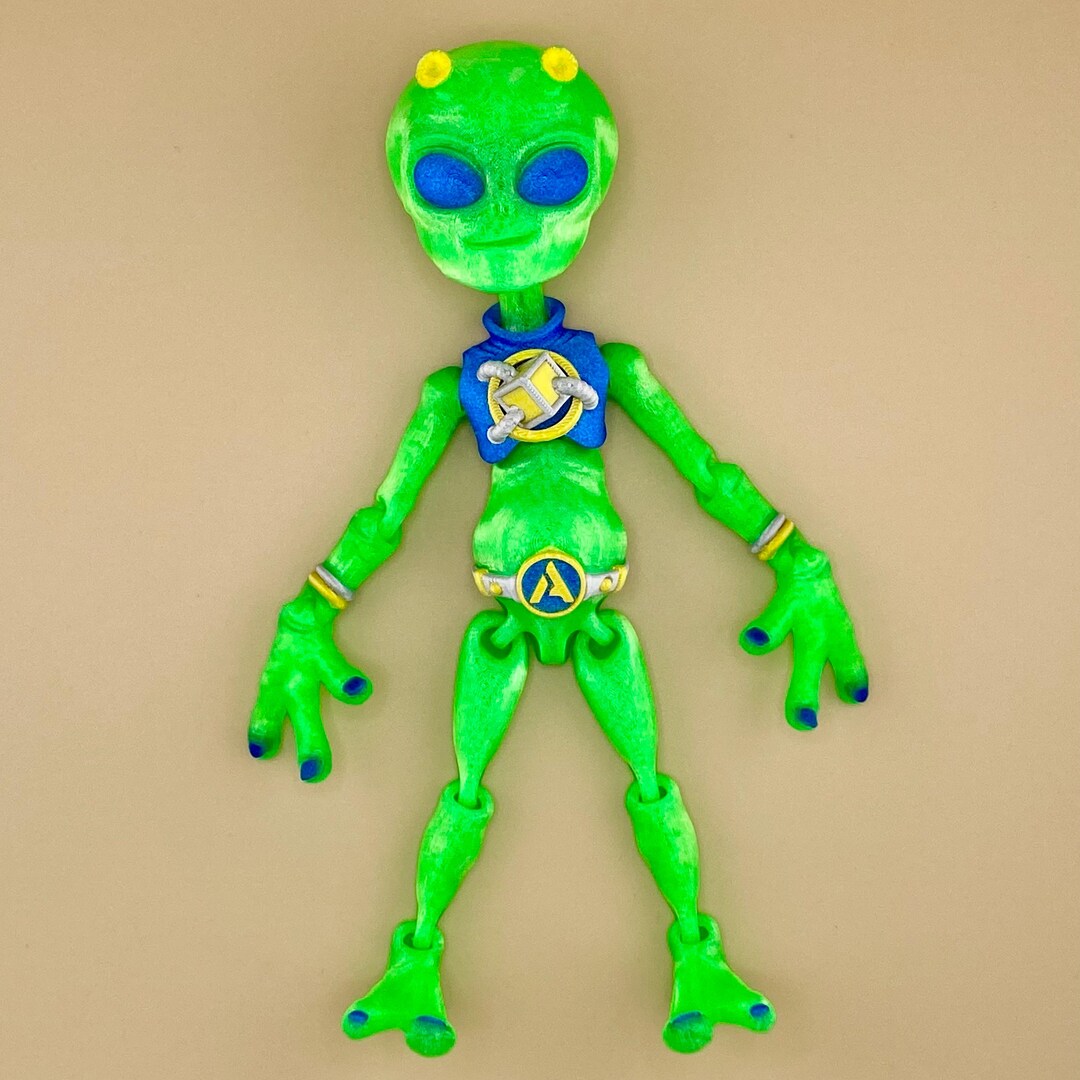 Flexi Alien 3D Printed - Etsy