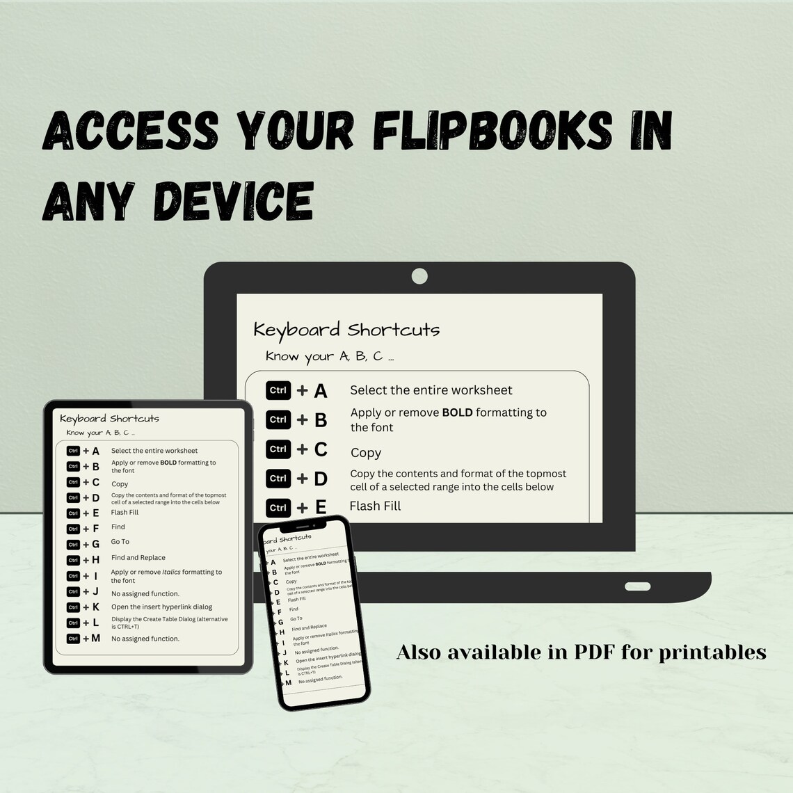 Excel Basic Formula Cheat Sheet - Etsy