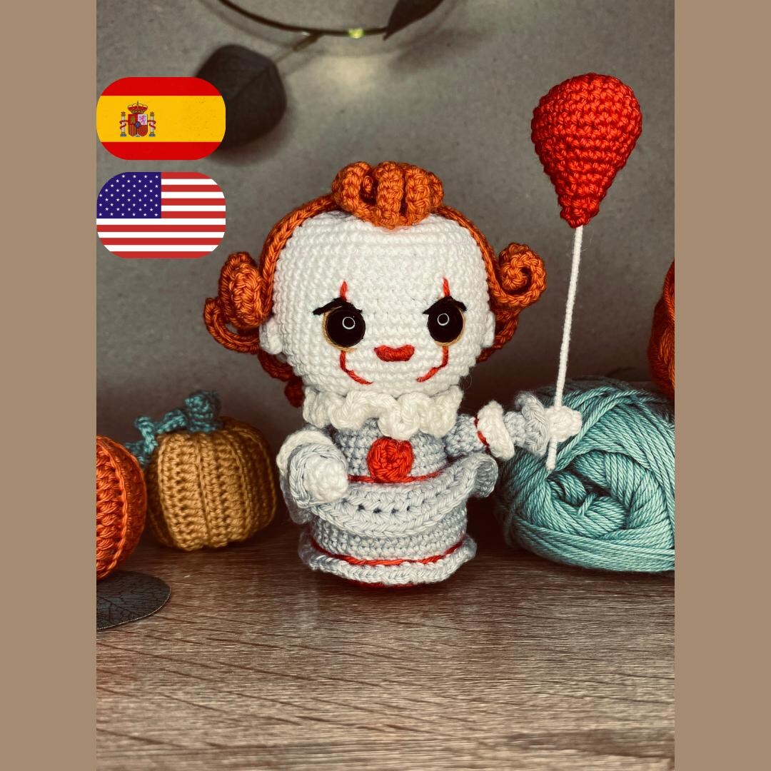 Amigurumi Pattern "mini Pennywise" - Etsy