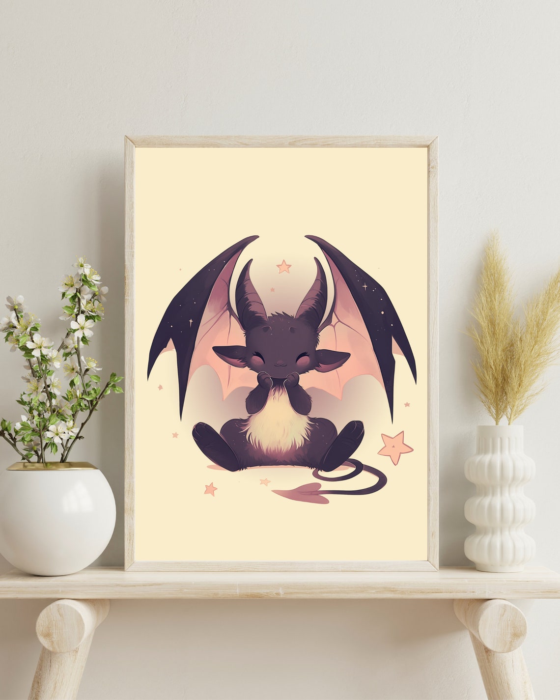 Cryptid Art Print Set of 3, Mothman Art Poster, Wendigo, Cthulhu ...