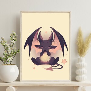 Cryptid Art Print Set of 3, Mothman Art Poster, Wendigo, Cthulhu, Cryptid Nursery Art ...