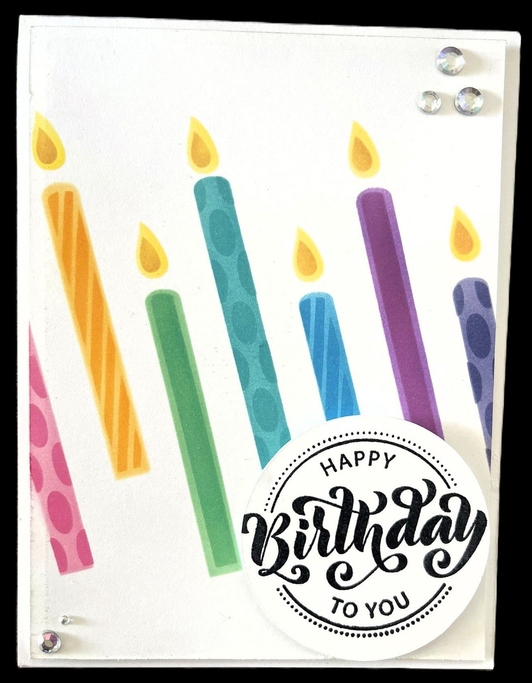 3 Bright Ink Blended Birthday Cards, Envelopes Included, Bright ...
