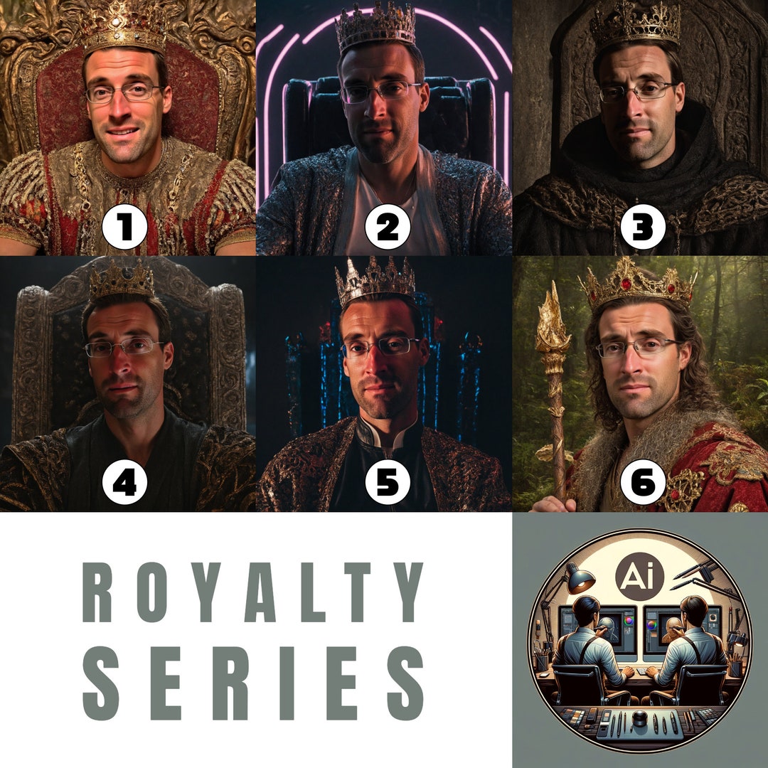 Custom Royal Portrait, Custom Photo Design, AI Artwork (digital ...