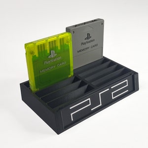 Playstation 2 Memory Card Display & Storage Holder - Etsy