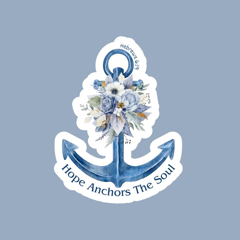 Anchor Sticker - Etsy