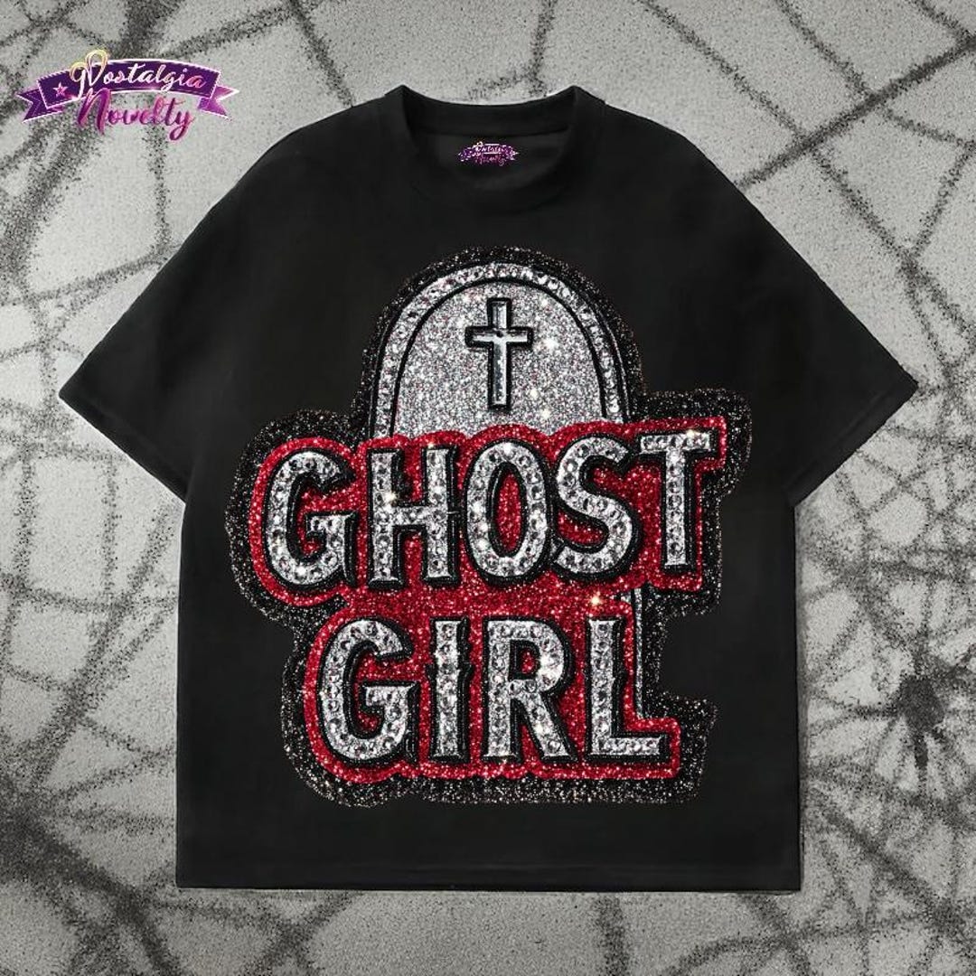 Goth Ghost Girl Gravestone T-shirt, Goth Clothing, Emo Graphic Tee ...