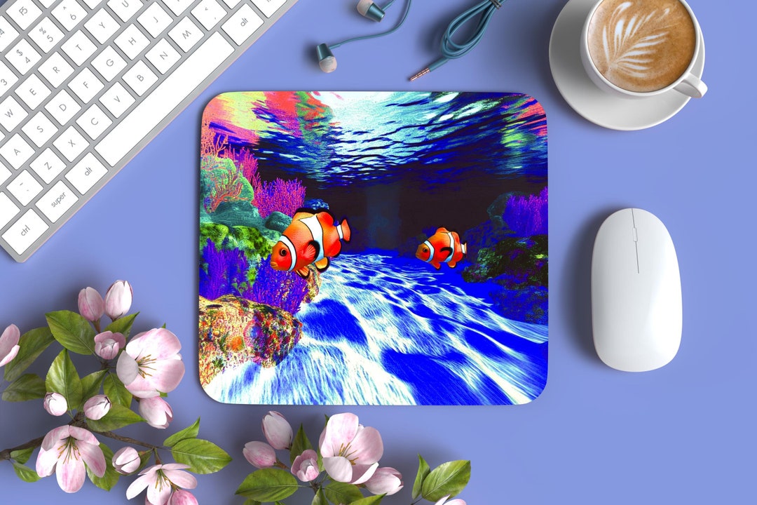 Y2k Frutiger Aero Aqua MOUSE PAD for Computer - USB, Y2K, Frutiger Aero ...