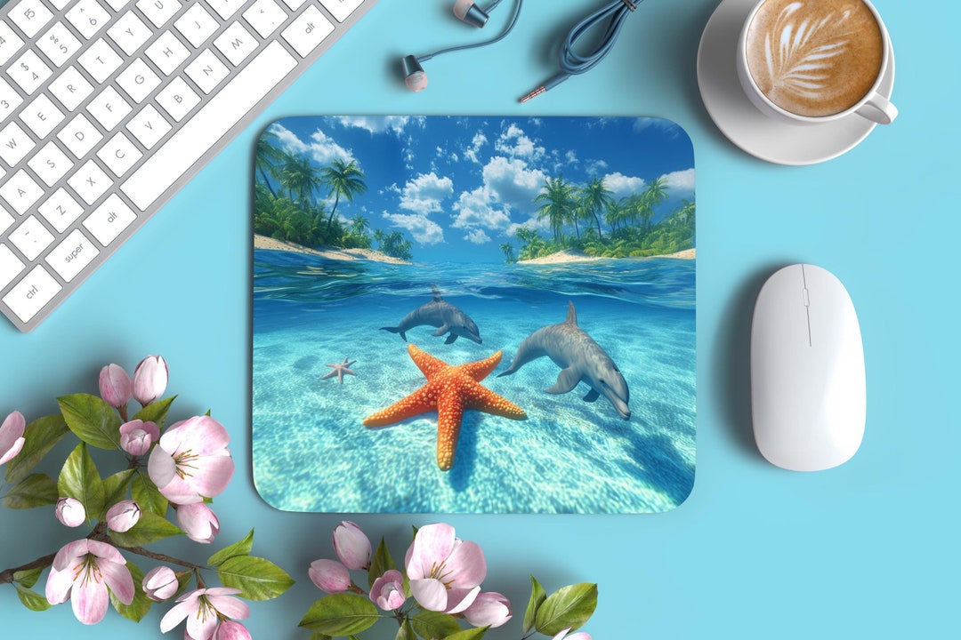 Tropical Vaporwave Frutiger Aero Y2k MOUSE PAD for Computer - Y2K ...