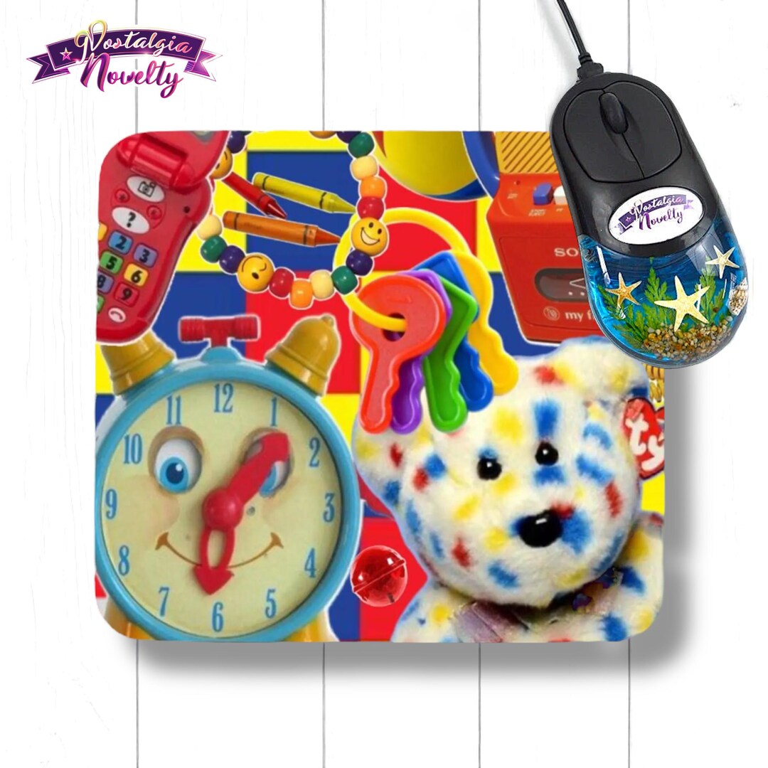 Y2k Kidcore Aesthetic Mouse Pad, Nostalgia Decor, Kidcore Decor ...