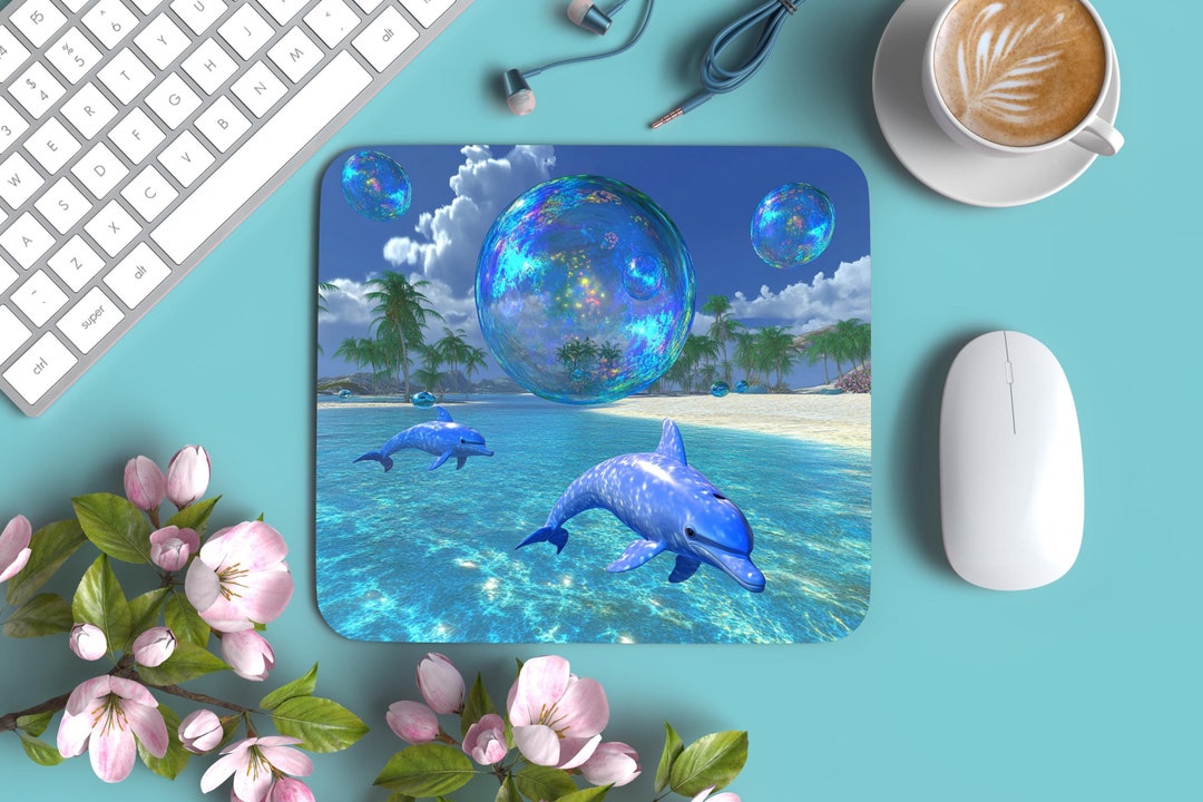Tropical Vaporwave Frutiger Aero Y2k MOUSE PAD for Computer - USB, Y2K ...