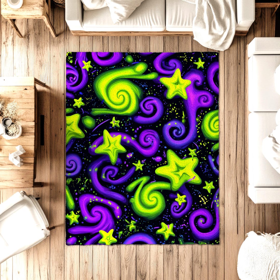 Arcade Rug, Star Rug, Arcade Carpet, Arcade Area Rug, 90's Kids Rug ...