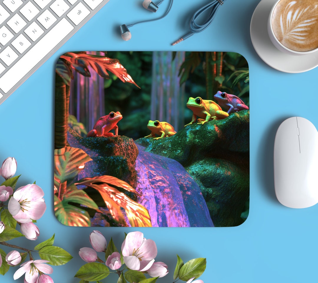 Nostalgia Frog Vaporwave Y2k Gaming MOUSE PAD for Computer - USB, Y2K ...