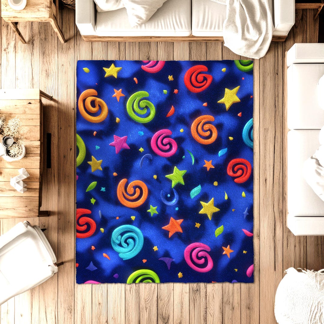 Arcade Rug, Star Rug, Arcade Carpet, Arcade Area Rug, 90's Kids Rug ...