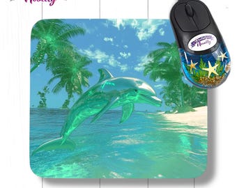 Tropical Vaporwave Frutiger Aero Y2k Aqua MOUSE PAD for Computer - USB ...