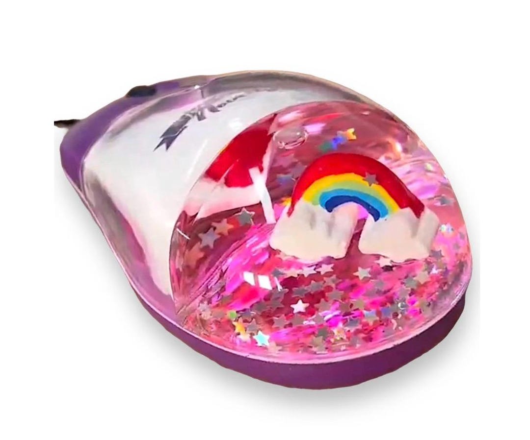 Frutiger Aero Aqua Mouse for Computer, Y2K, Gaming Accessories, Kidcore ...