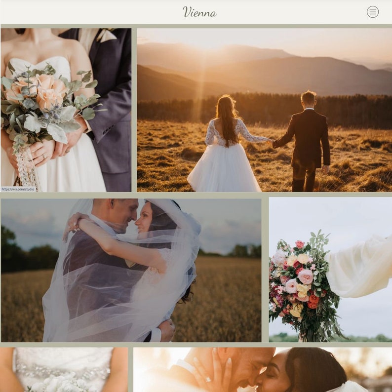 Cute and Modern Wix Website Template - Etsy