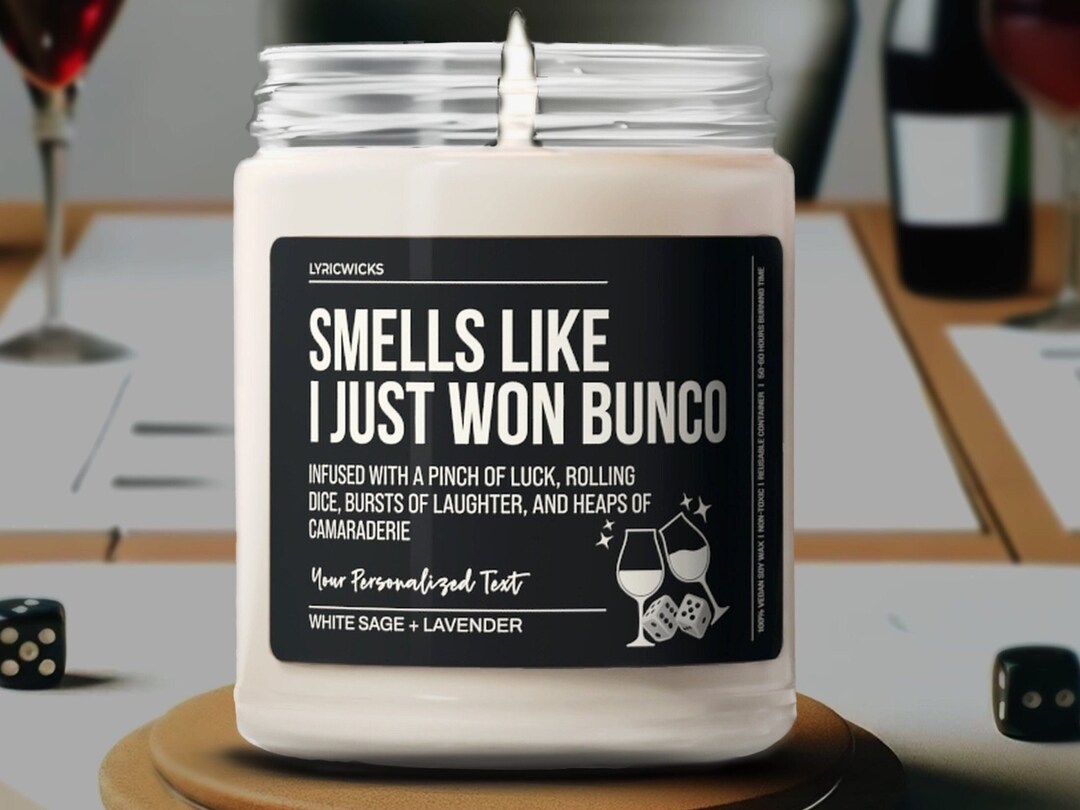 Gift for Bunco Winner Personalized Gift for Bunco Friends Funny Bunco ...