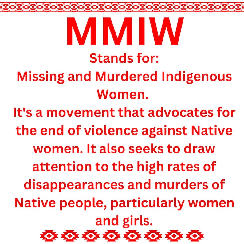 MMIW, Missing Murdered Indigenous Woman, Native Woman, Native American ...