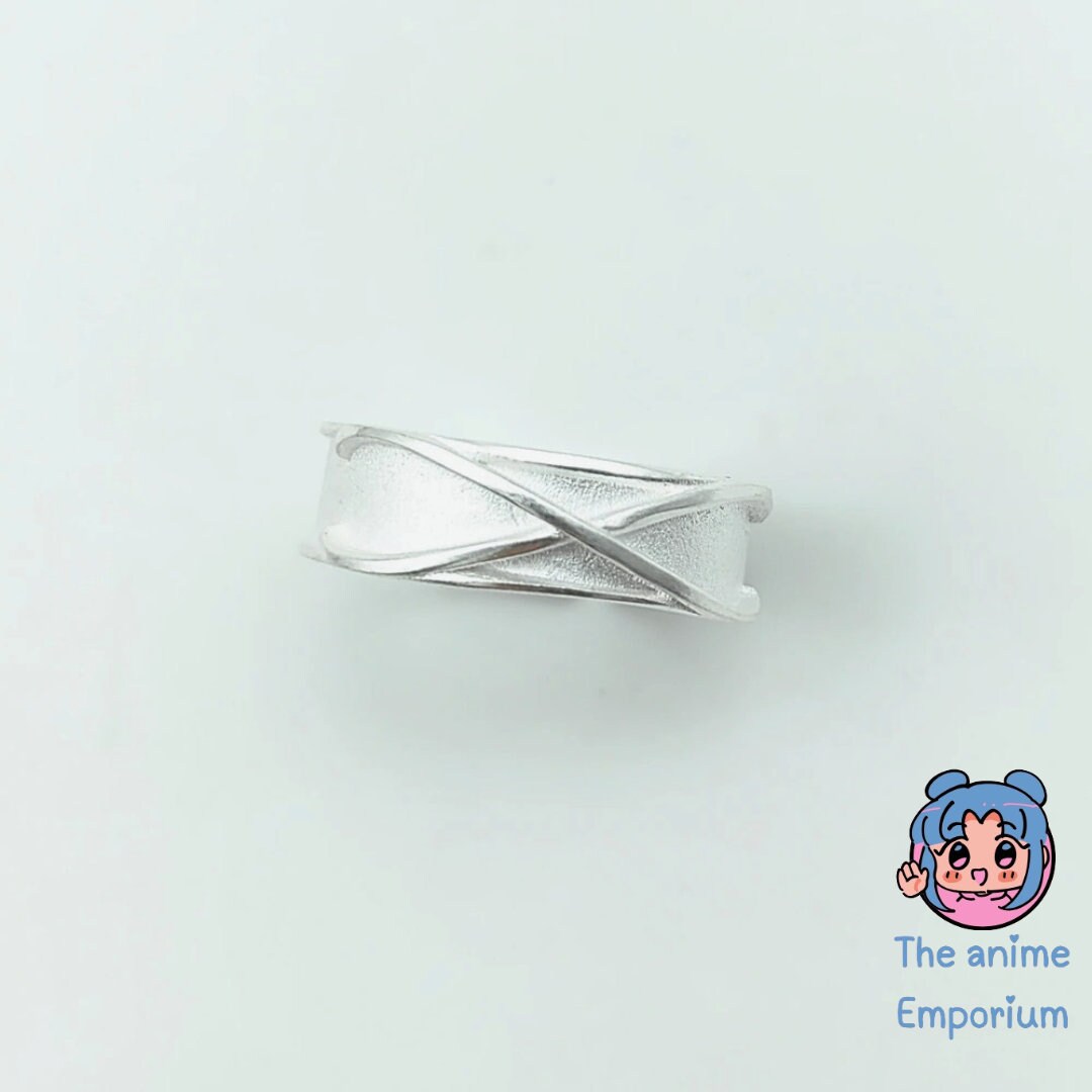 Goku Black Kakarotto Time Ring, Adjustable Metal Rings, Sterling Silver ...