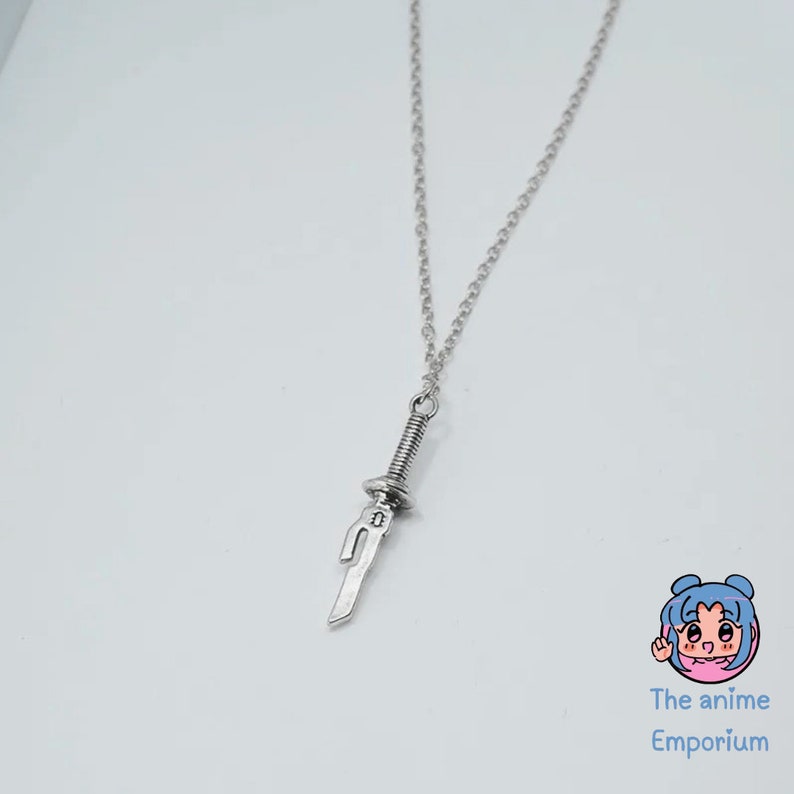 Anime Jujutsu Kaisen Toji Fushiguro Cosplay Necklace Unisex Sword ...