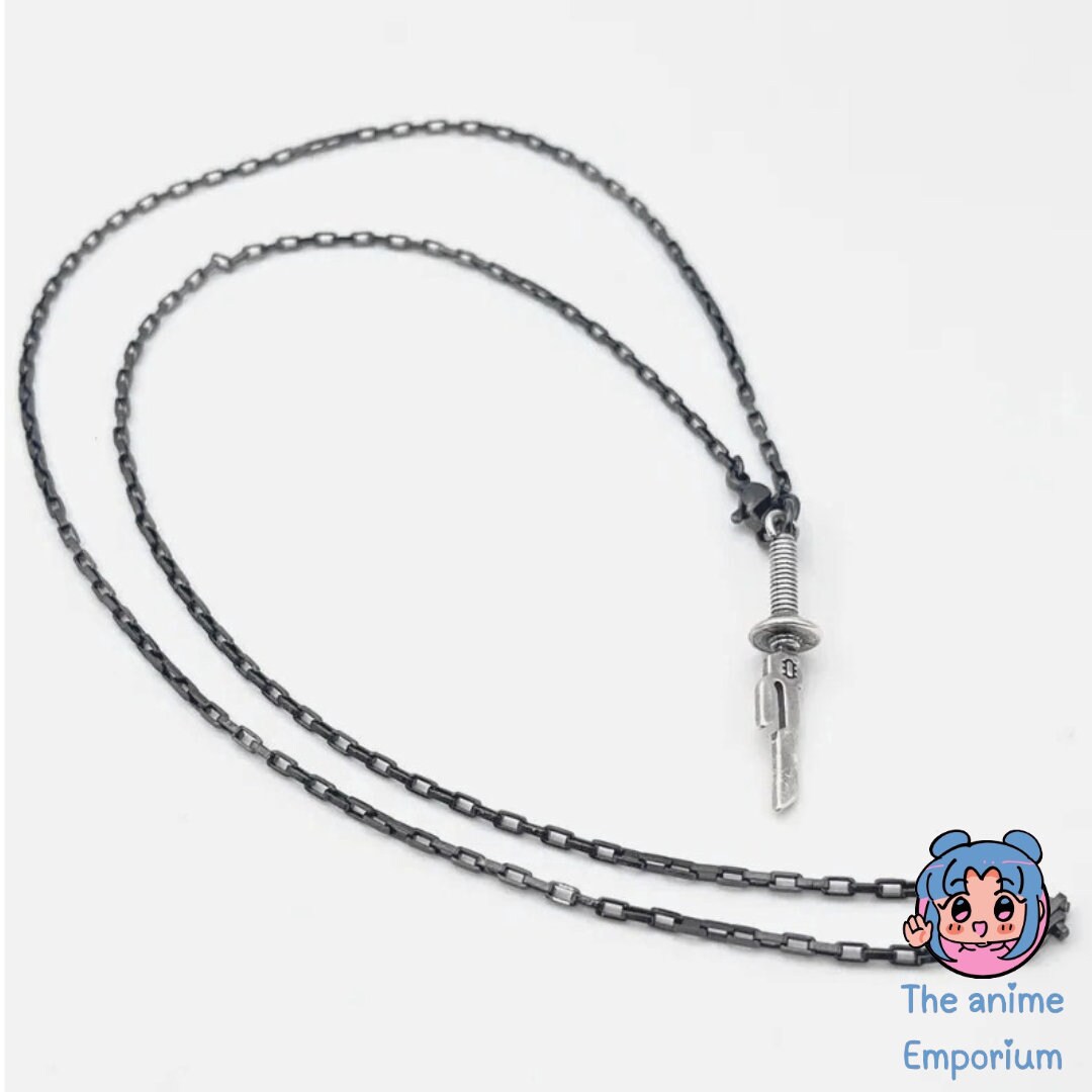 Anime Jujutsu Kaisen Toji Fushiguro Cosplay Necklace Unisex Sword ...