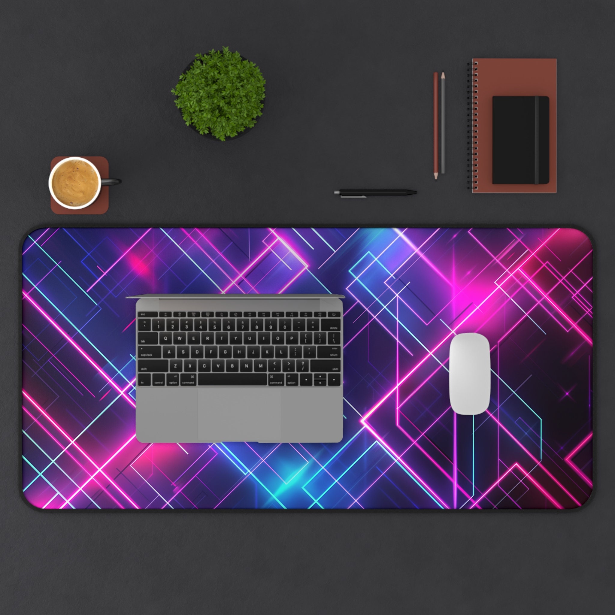 Desk Mat for Work Office Desk Mat Home Desk Dark Desk Mat Design Dark ...