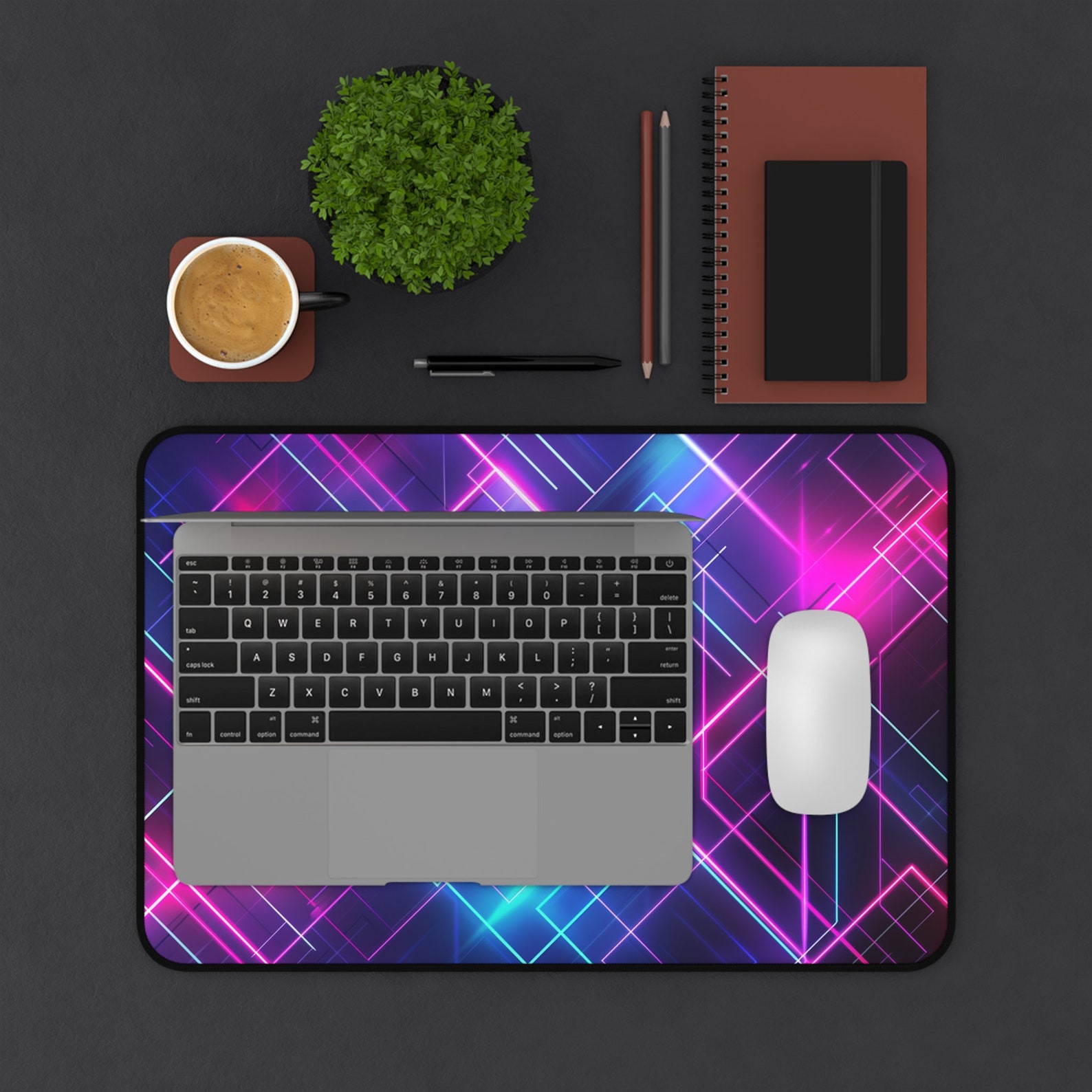 Desk Mat for Work Office Desk Mat Home Desk Dark Desk Mat Design Dark ...