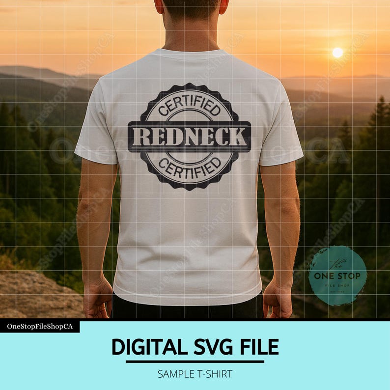 Certified Redneck SVG | Leather Patch Hat File | Redneck, America ...