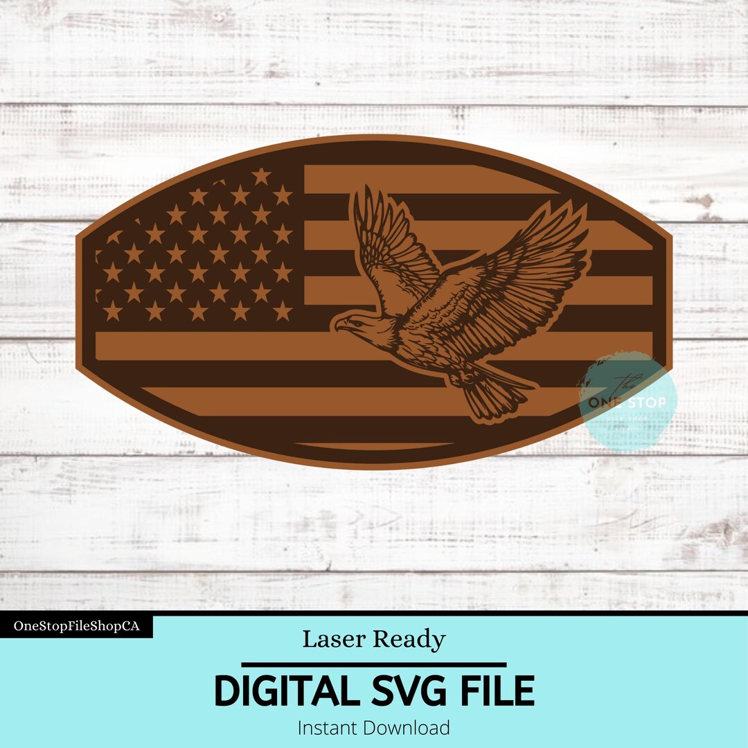 Eagle American Flag Hat Patch | Leather Patch Hats | Freedom/usa Hat ...